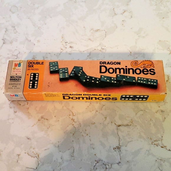 Milton Bradley | Toys | Vintage Wooden Dragon Dominoes | Poshmark